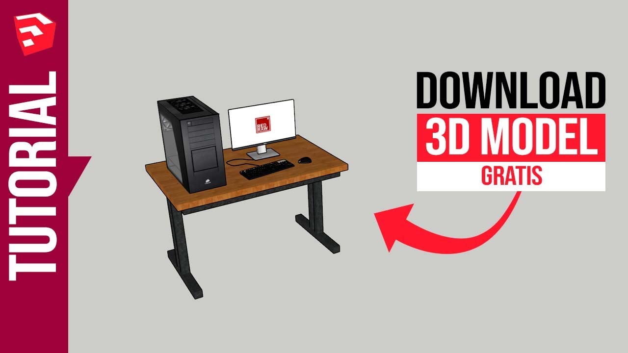 [TUTORIAL] Sketchup - Cara Download 3D Models Gratis - YouTube