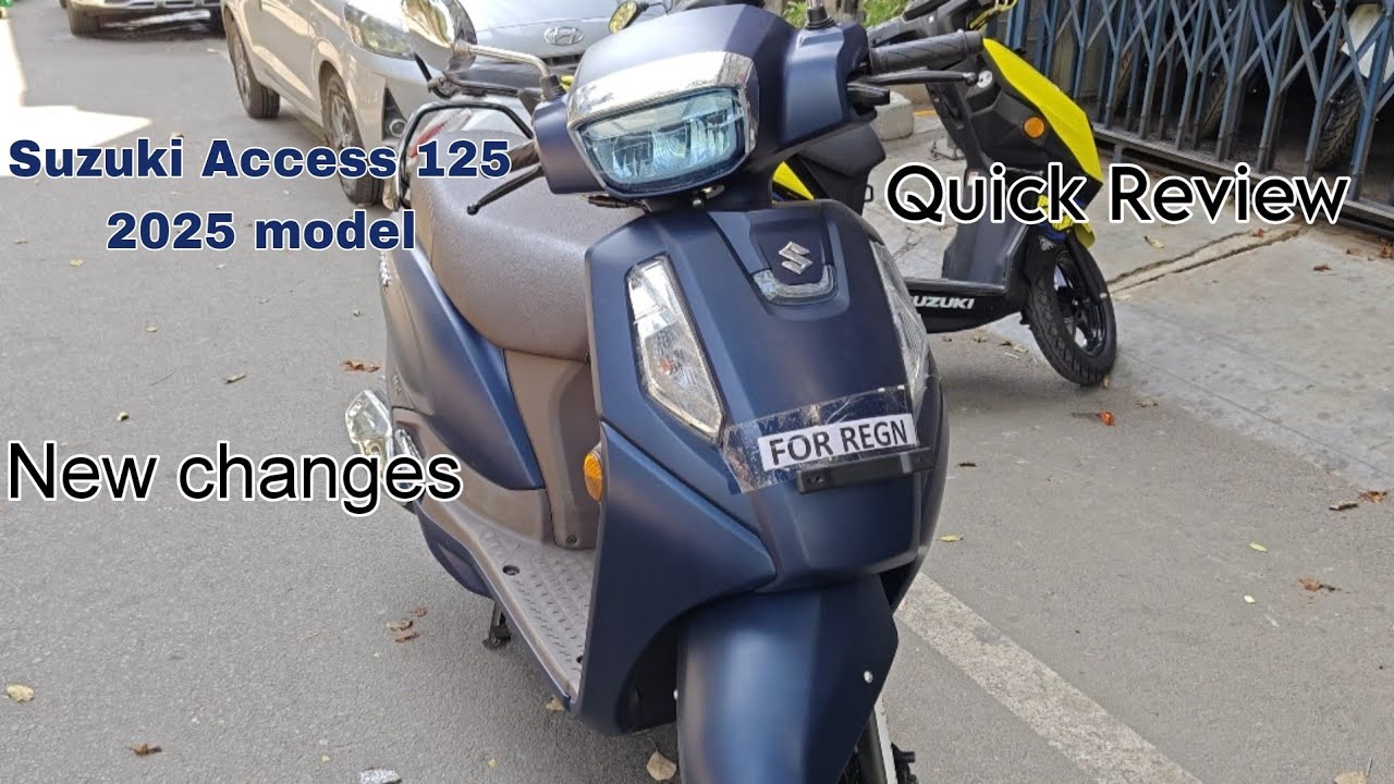 2025 Suzuki Access 125 New Model / Detailed Review / big changes - YouTube