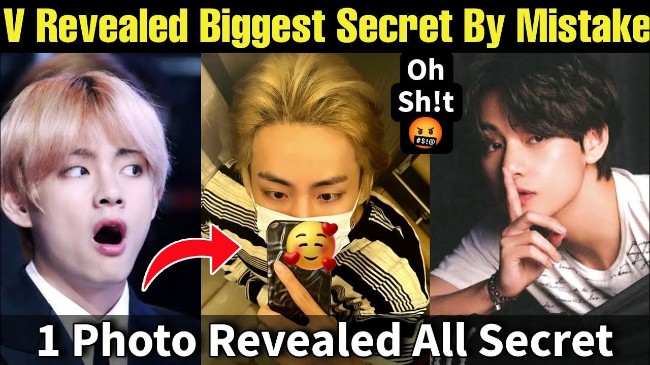 BTS V 1 Photo Revealed All Secrets 🤫 By Mistake Biggest Secret Revealed ...