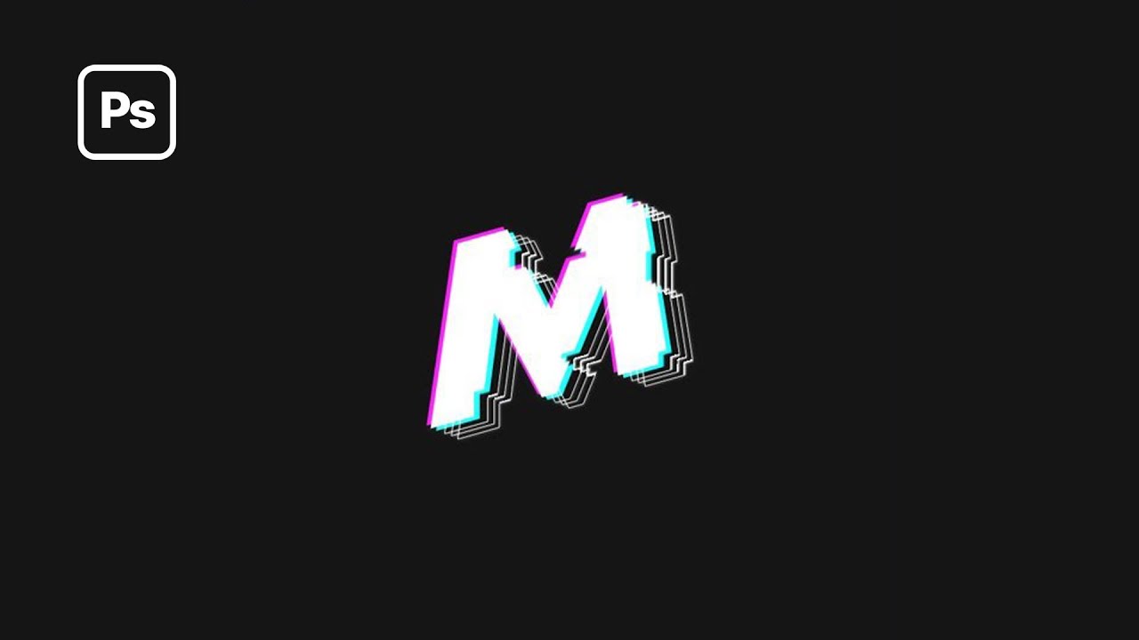 Quick Photoshop Tutorial: Glitch Text Effect v3 - YouTube