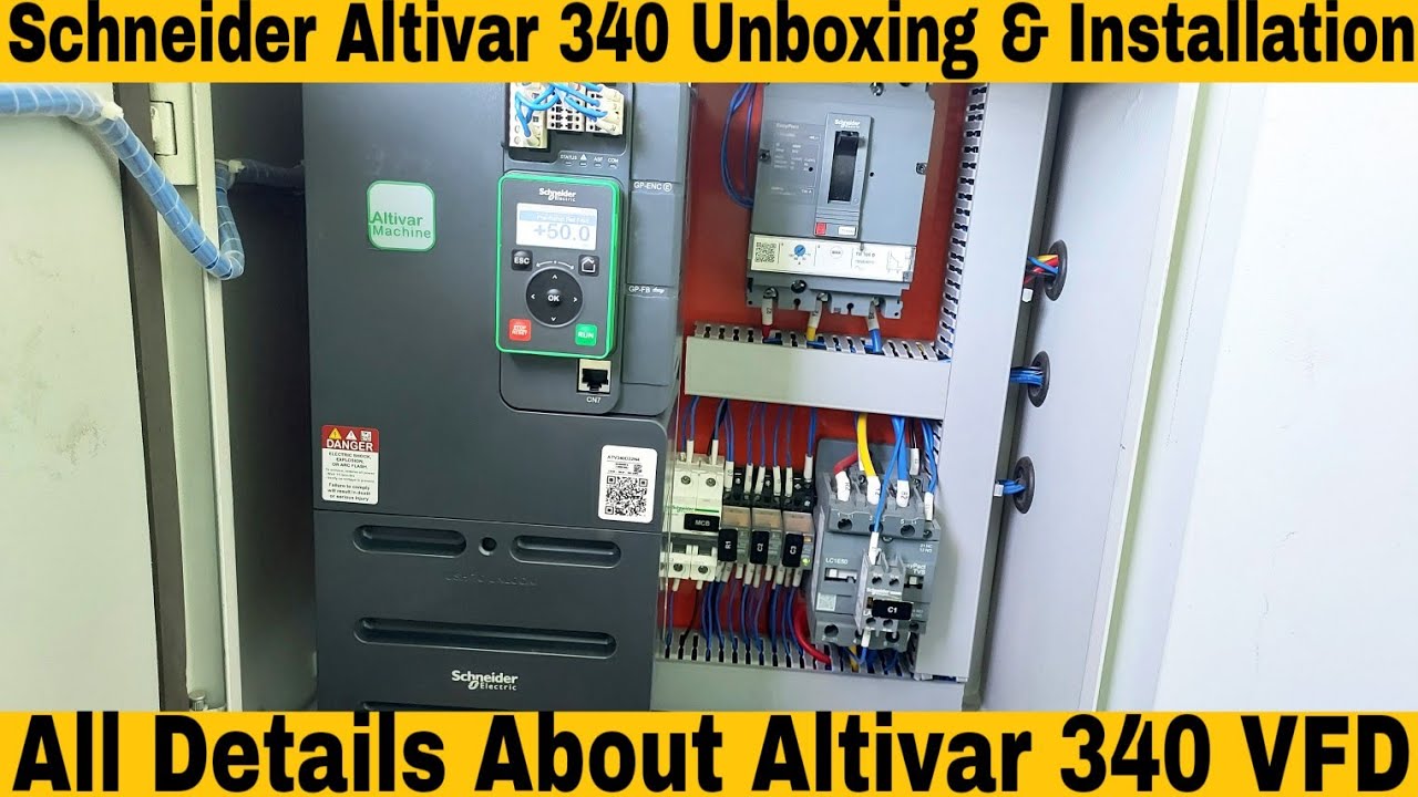 Schneider Altivar 340 VFD Unboxing | VFD Unboxing and All Details ...