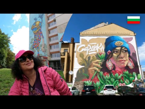 Incredible Street Art & Murals in Sofia #bulgaria #violetflame #2022 #4k 🇧🇬