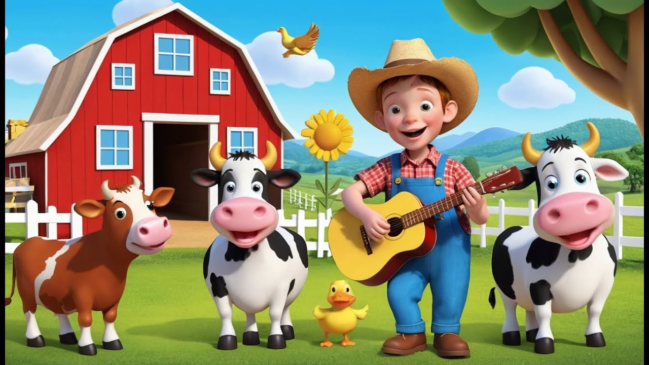 Little Boy Blue and the Singing Cow | Funny Farm Song for Kids 🎵🐮🌾🎺 ...