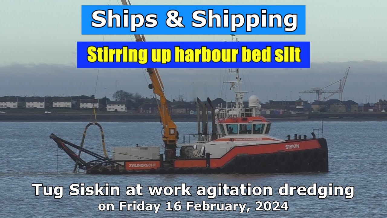 Stirring-up the Silt: Siskin at work agitation dredging, Friday 16 ...