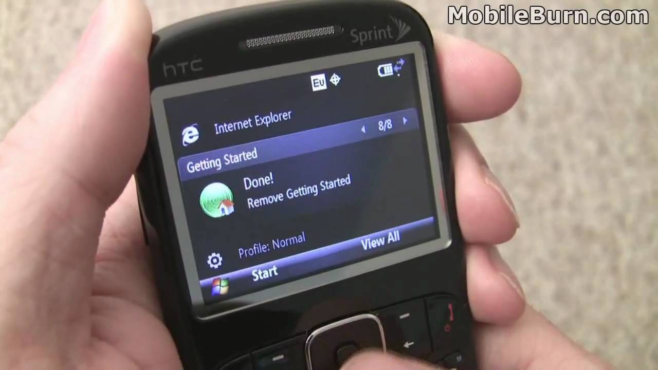 HTC Snap for Sprint - YouTube