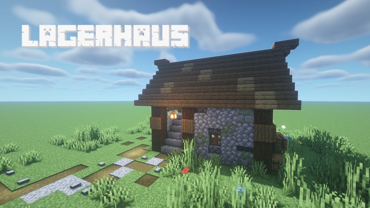 Lagerhaus I Minecraft 1.16 I kleines Lagerhaus bauen - YouTube