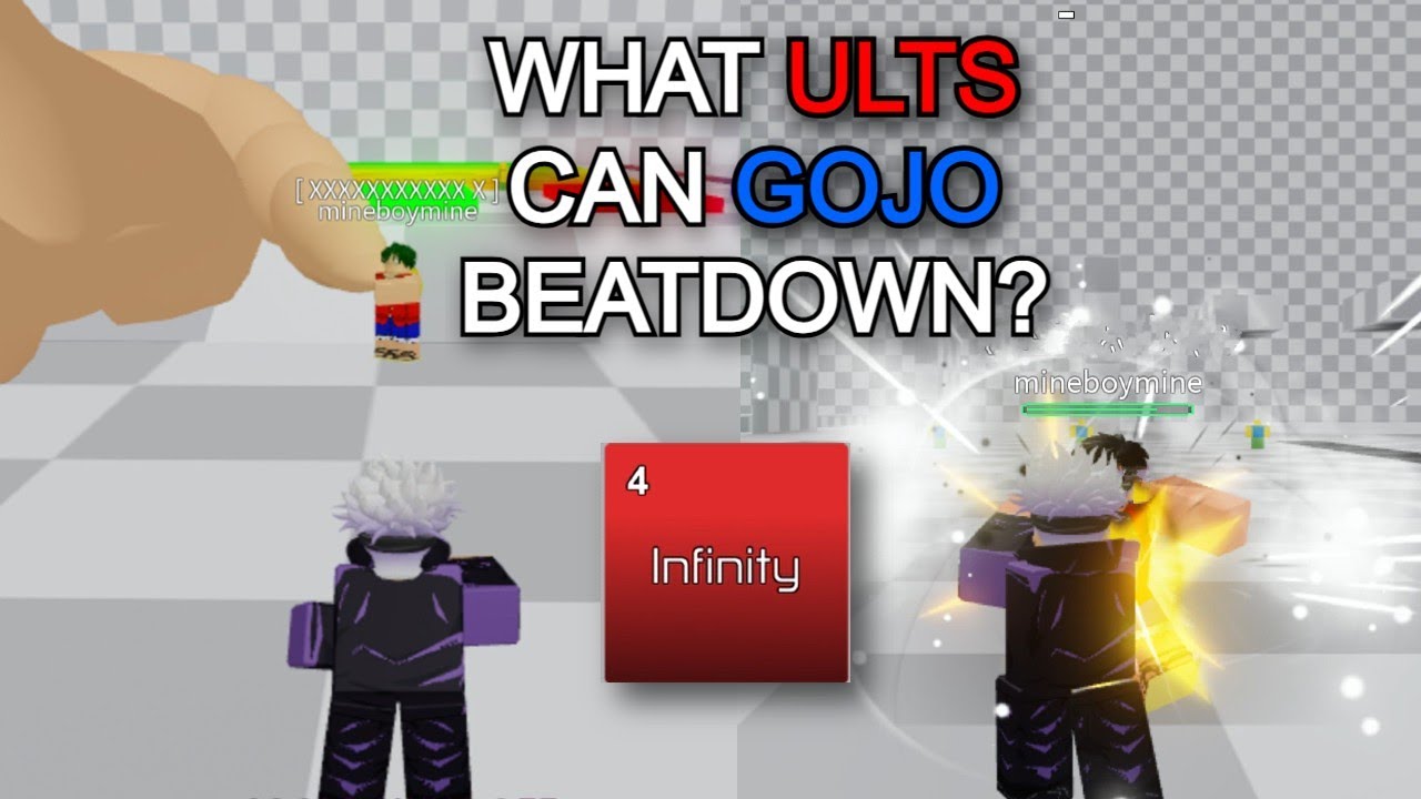 WHAT MOVES CAN GOJO BEATDOWN? - YouTube