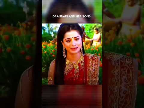 DRAUPADI WITH HER SONS UPPANDAVS EMOTIONAL SCENES PANDAV AND UPPANDAVS MAHABHARATA STAR POOJA SHARMA