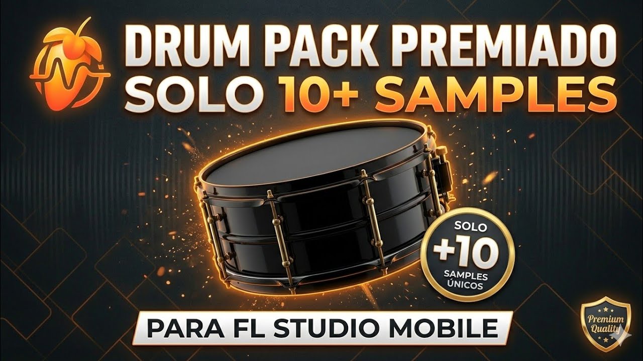FL Studio Mobile DWP Drums Pack - YouTube