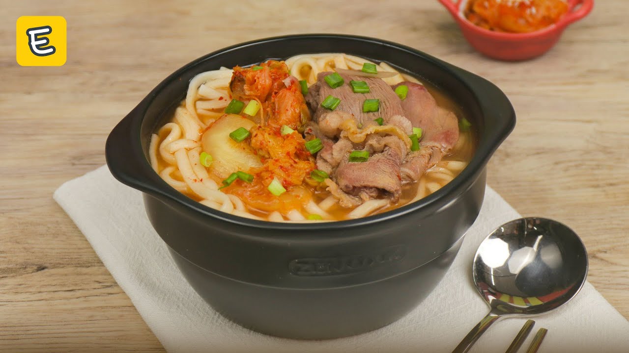 RESEP SUP KIMCHI UDON - YouTube