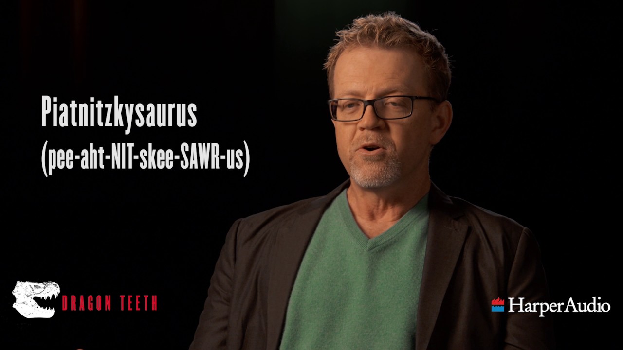 Dragon Teeth by Michael Crichton Narrator Scott Brick Dinosaur ...