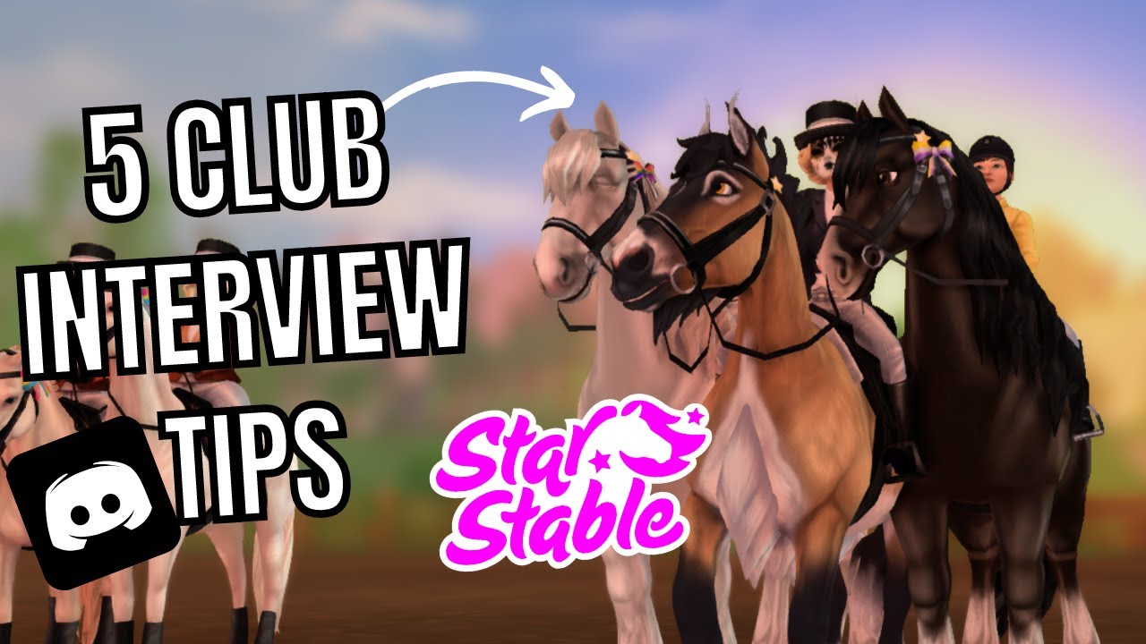 5 Tips For SSO Club Interviews 🎙️🐴 - YouTube