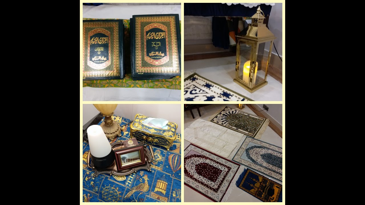 🕌Prayer Area in home🕌 Namaz area inside home🌟Ramadan preparations in ...
