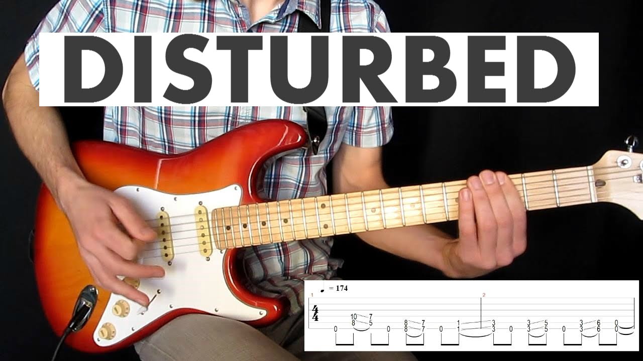 Disturbed Stricken Урок на гитаре - YouTube