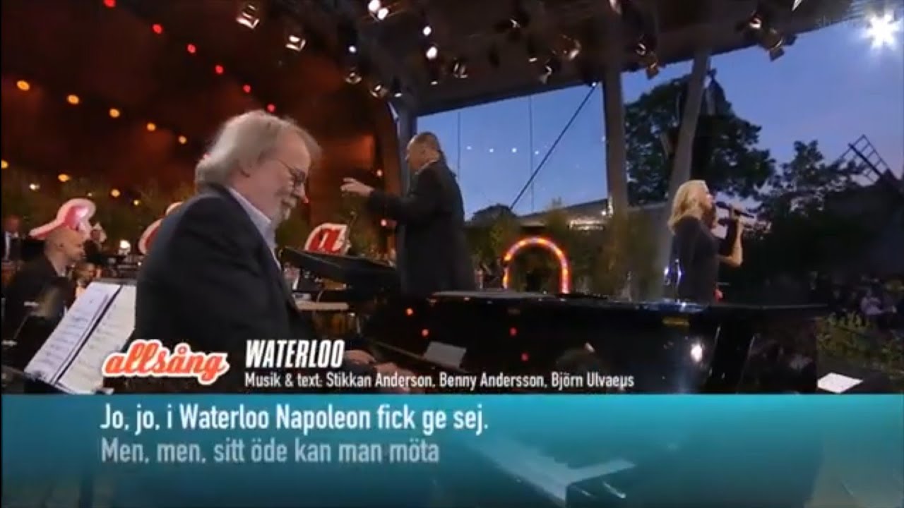 Benny (ABBA) : Waterloo - Swedish TV 2015 - YouTube