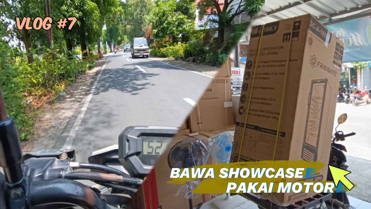 Vlog #7 | Bawa Showcase Pakai Motor | Vlogger Pemula - YouTube