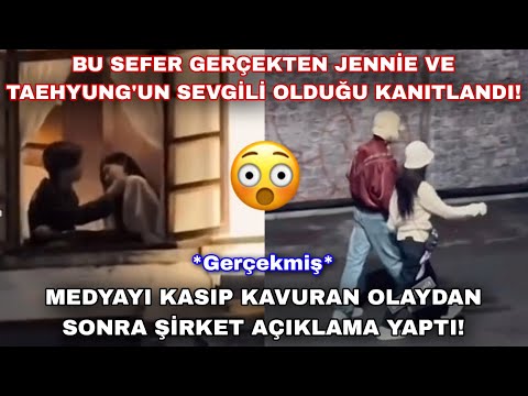 Jennie ve Taehyung'un sevgili olduğu şirket tarafından doğrulandı!