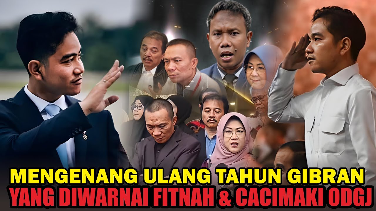 Gibran Ulang Tahun! Semakin Matang, Semakin Disegani, Fitnah Tak Mempan ...