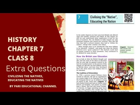 Class 8 History Chapter 7 Extra Question answer - YouTube