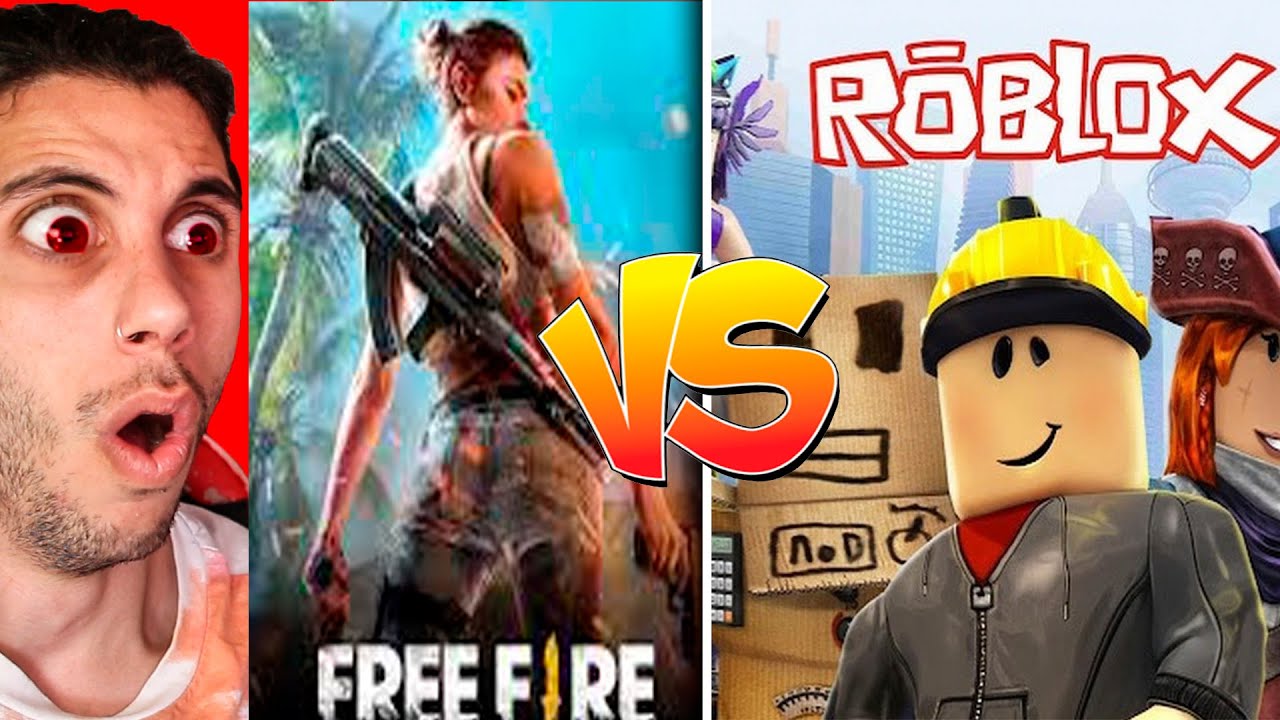 FREE FIRE vs ROBLOX (esto es una LOCURA) - YouTube