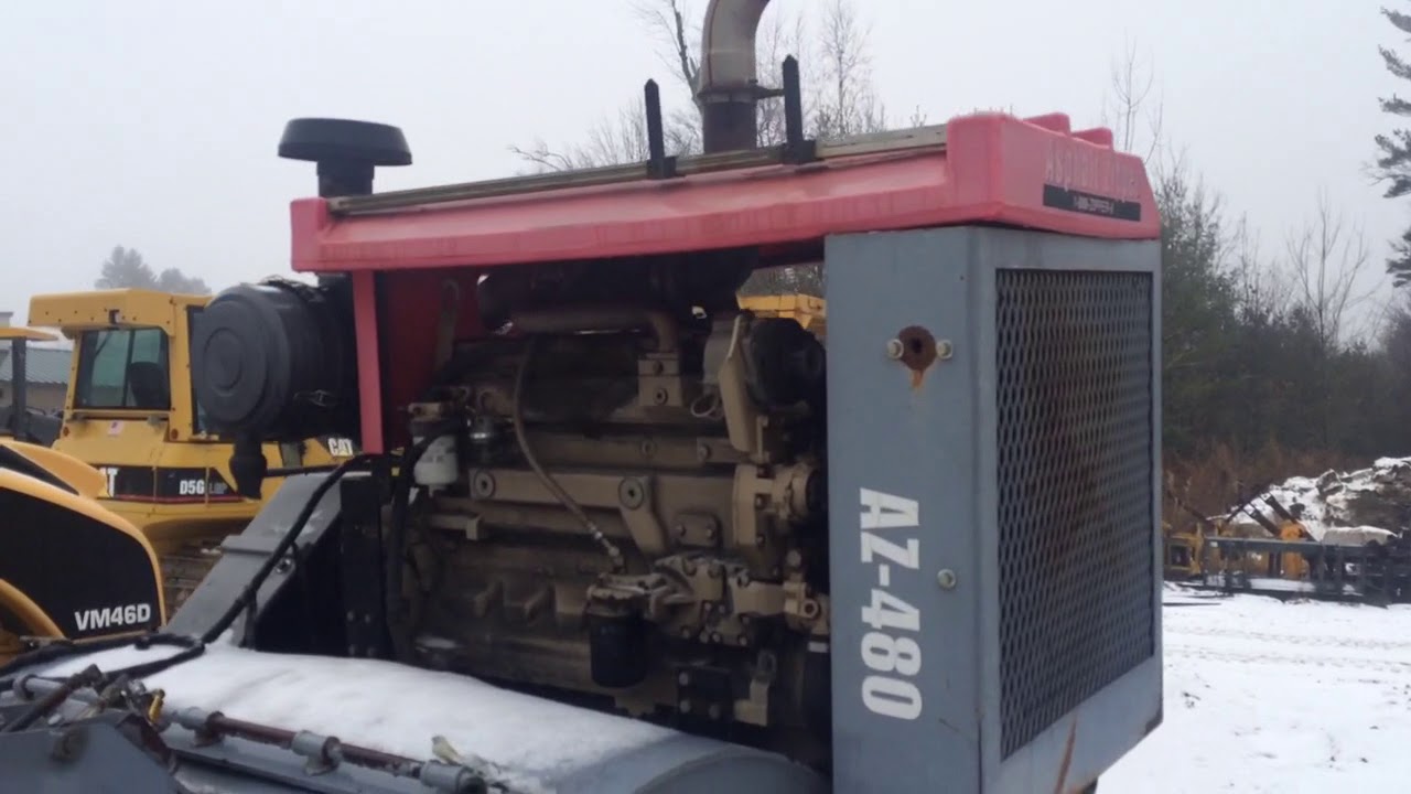 Asphalt zipper - YouTube