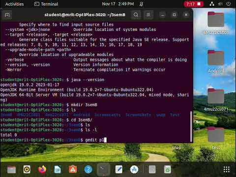 JDK Installation & Java Program Execution steps in Ubuntu - YouTube