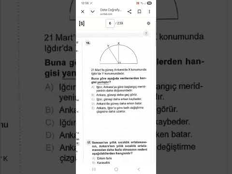KPSS -AGS Türkiyenin Coğrafi Konumu ( Test -6) Kaynak: Hocawebde