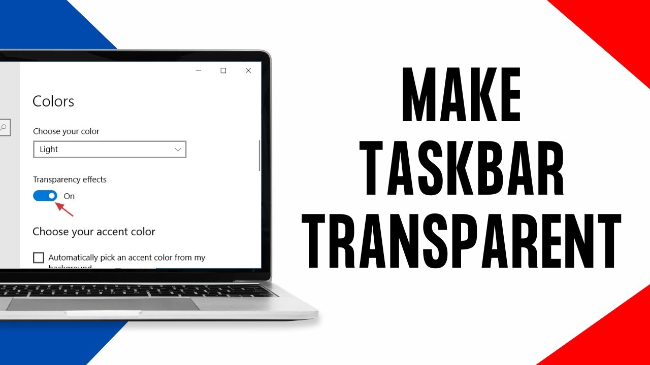 How To Make Taskbar Transparent In Windows 11 (Full Guide) - YouTube