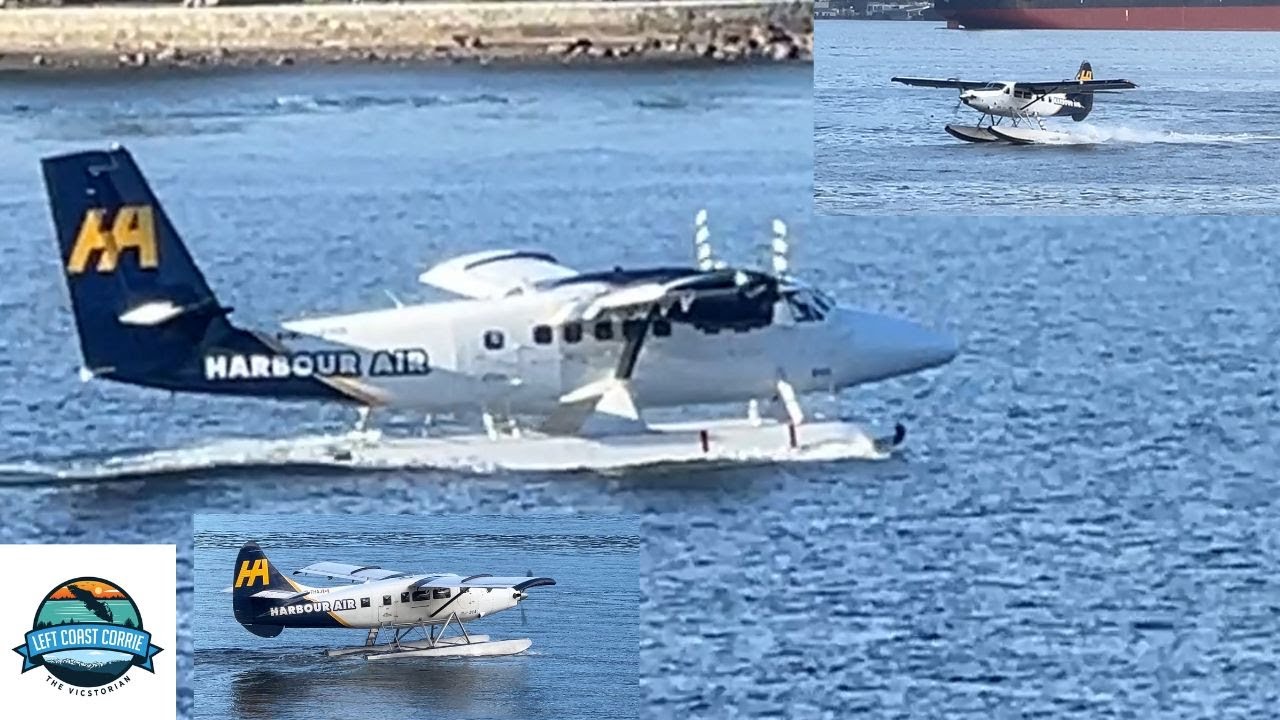 Sunday Seaplane Spectacle-A Twin Otter & 2 Otters at CYHC, Vancouver BC ...