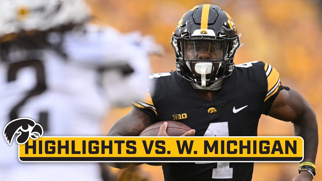 Western Michigan at Iowa | Highlights | Big Ten Football | Sept. 16 ...