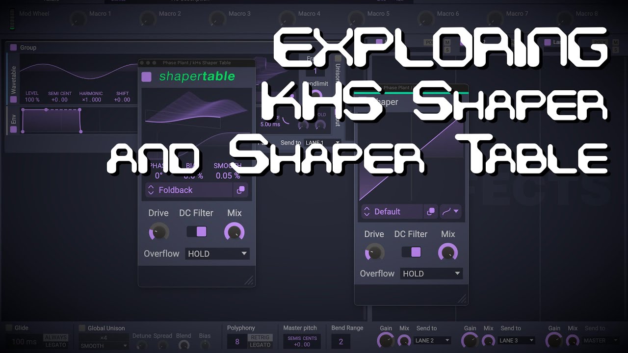 Exploring Kilohearts Shaper and Shaper Table - YouTube