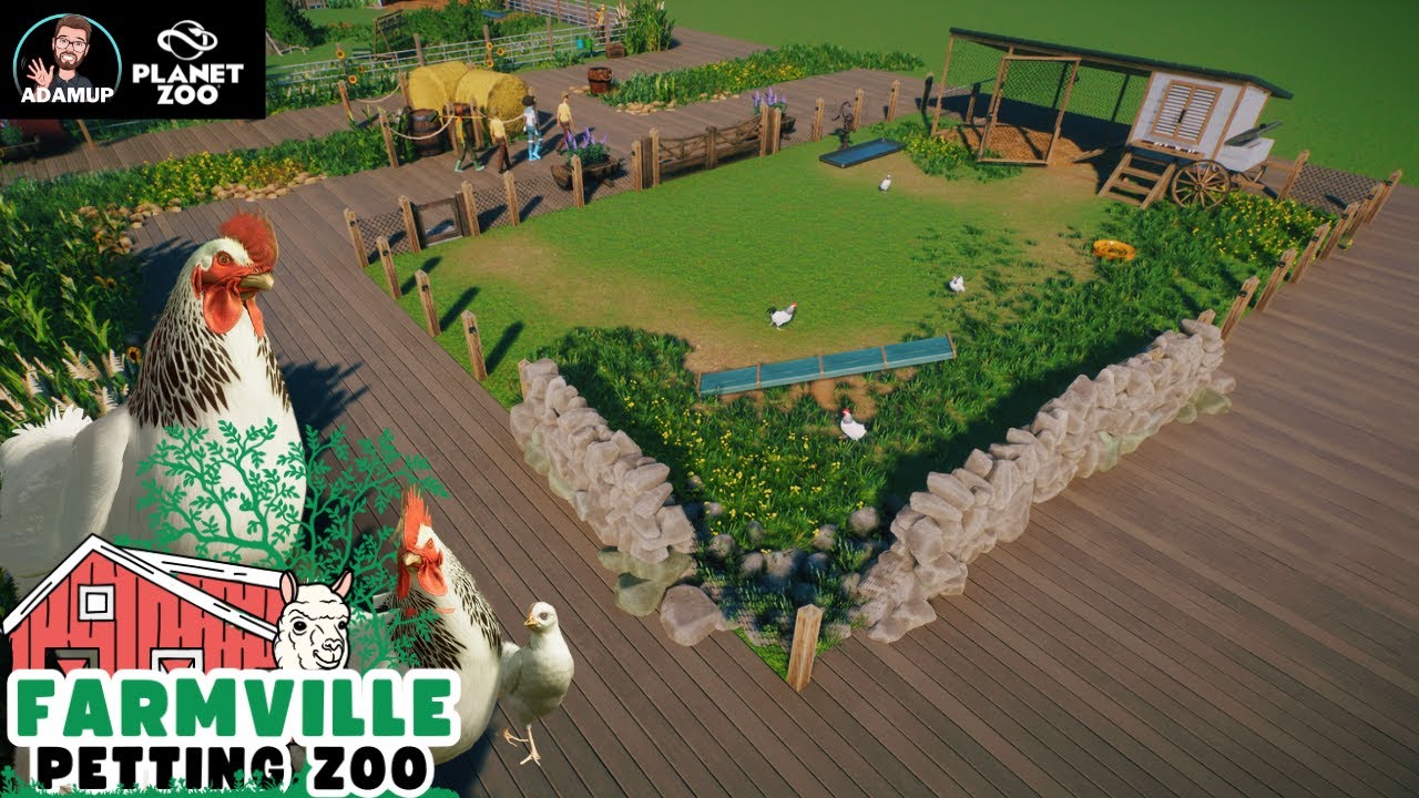Building A Chicken Enclosure With A Chicken Coop In Planet Zoo ...