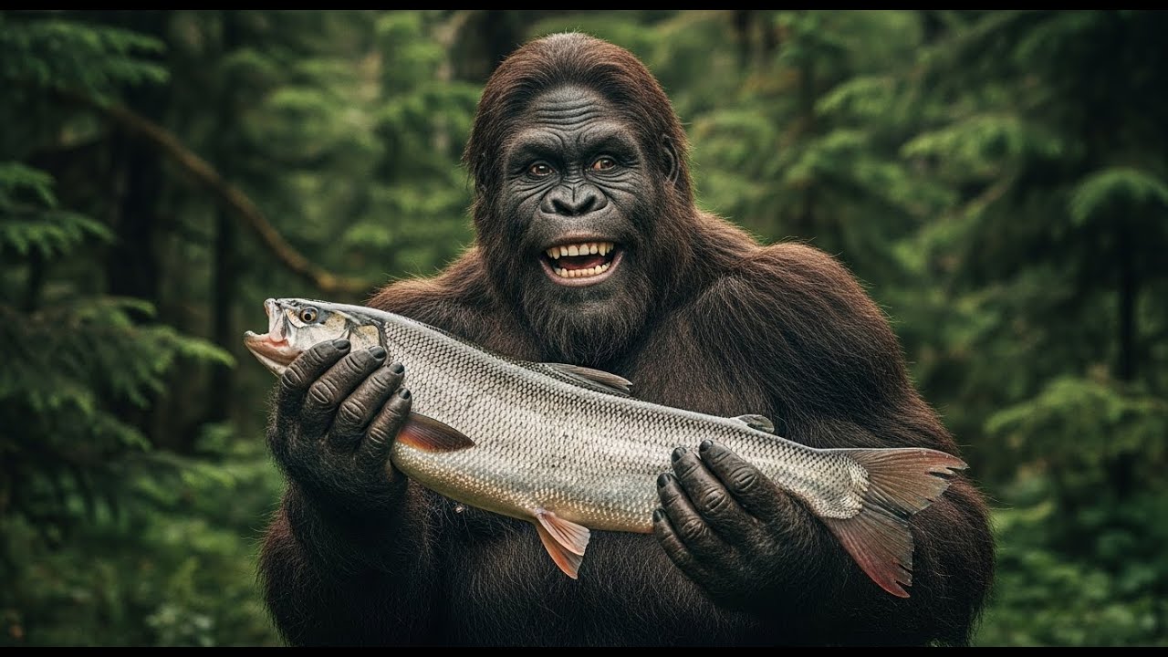 BIGFOOT VLOG: Cooking Wild Trout in the Deep Forest 🔥🐾 - YouTube