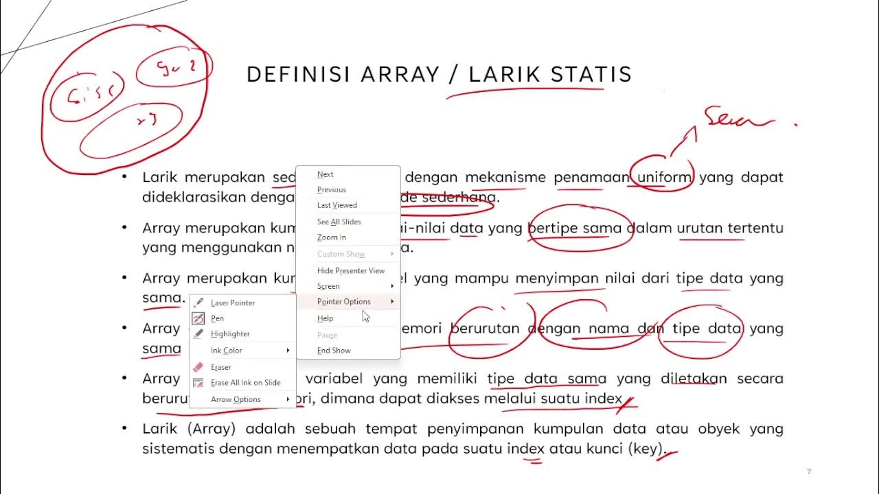 Algoritma dan Struktur Data - Array - YouTube
