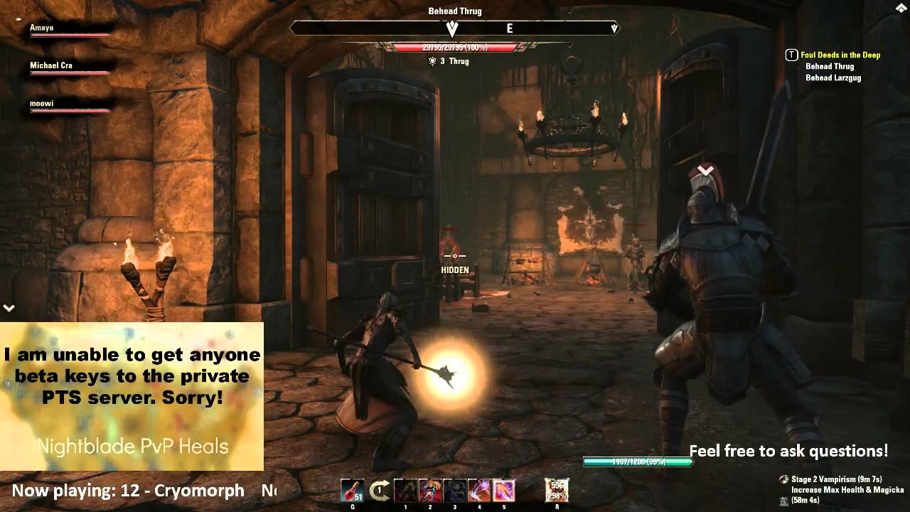 ESO PTS VR3 Obsidian Scar Public Dungeon - 2 / 4 - YouTube