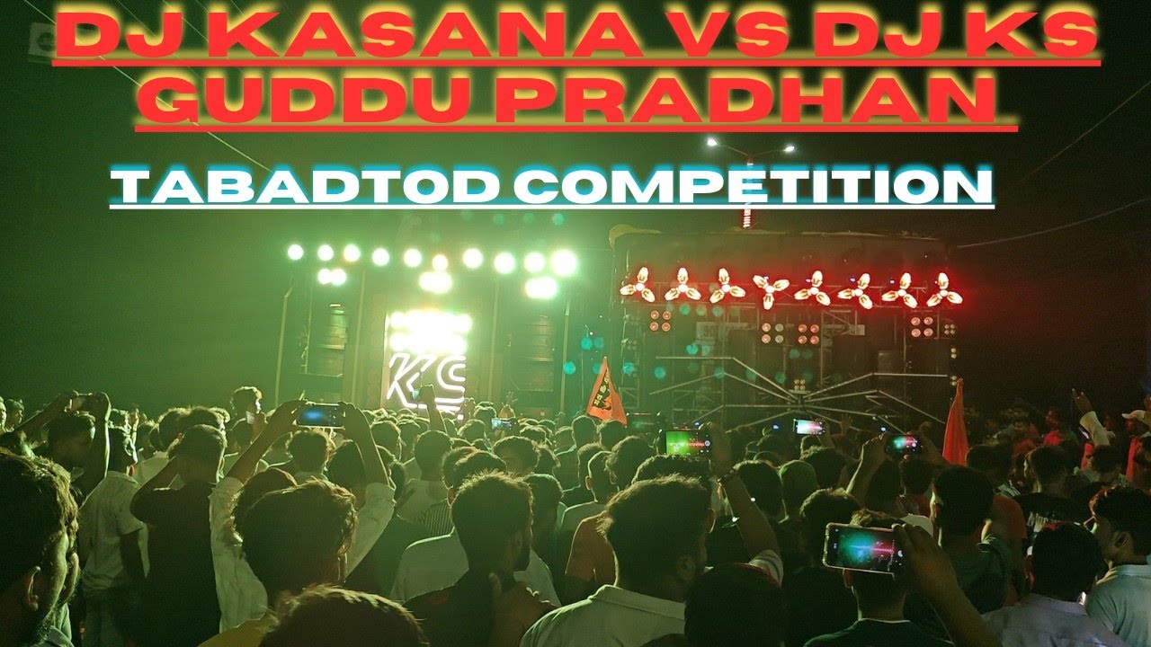 DJ KASANA VS DJ KS GUDDU PRADHAN FULL COMPETITION KAVAR YATRA MORADABAD 2024 #trending - YouTube