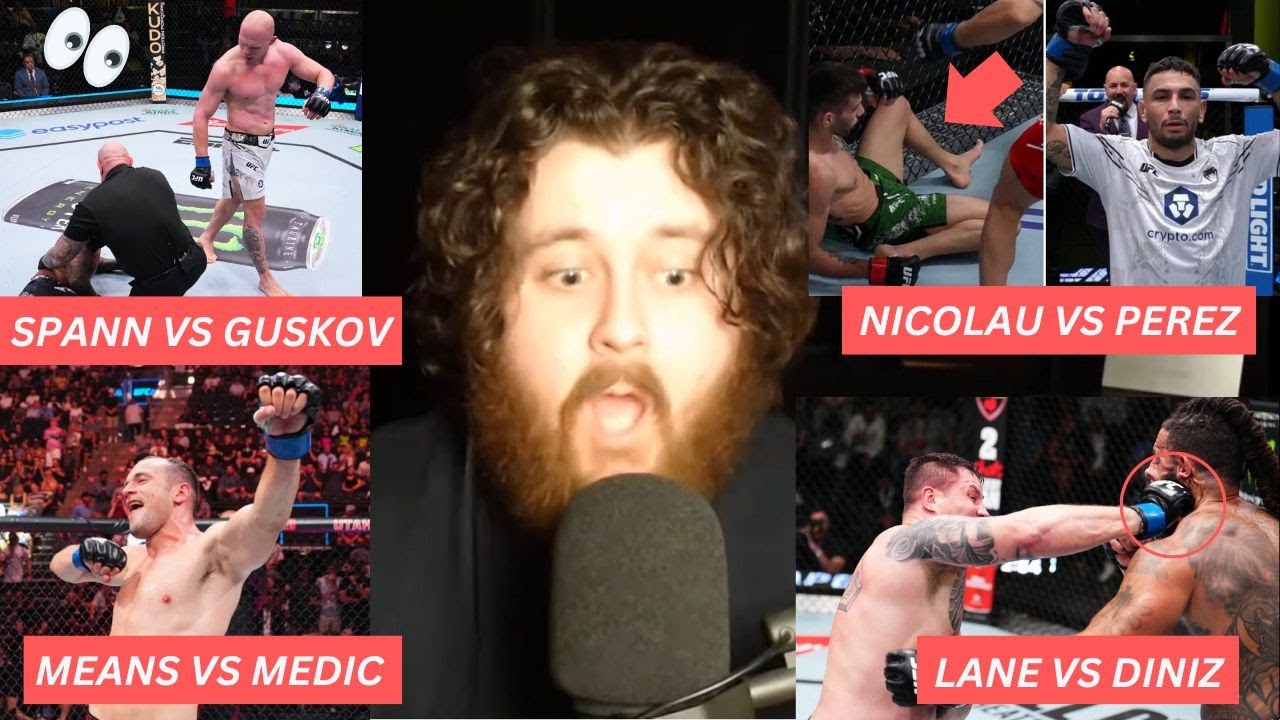 THE MMA GURU REACTS TO ALL 'KO FINISHES' AT 'UFC VEGAS 91' - YouTube