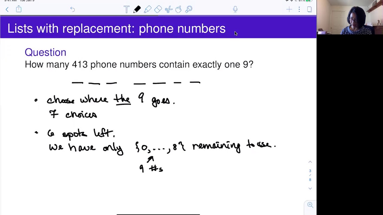 Counting lists - YouTube
