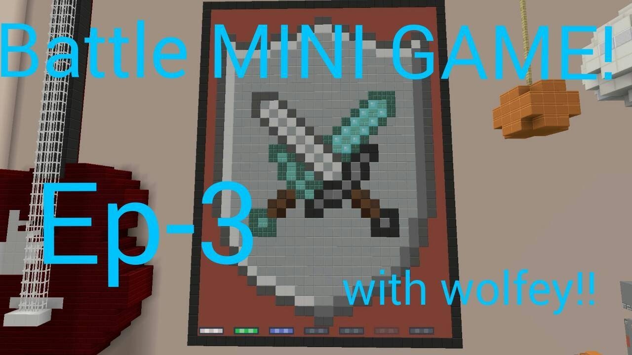 MINECRAFT PS4 BATTLE MINIGAME! EP-3 - YouTube