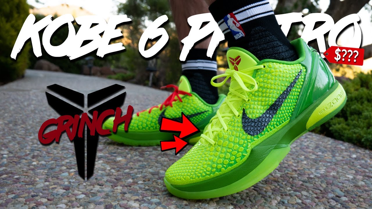 Unboxing The Best Fake Kobe 6 Grinch : Legit Checking Guide - YouTube