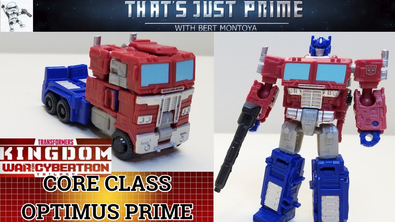 Transformers; War For Cybertron KINGDOM Core Class OPTIMUS PRIME! "That ...