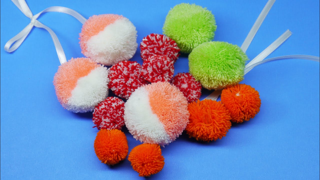 How it is made pompon-Ponpon nasıl yapılır ve panpon çeşitleri - YouTube