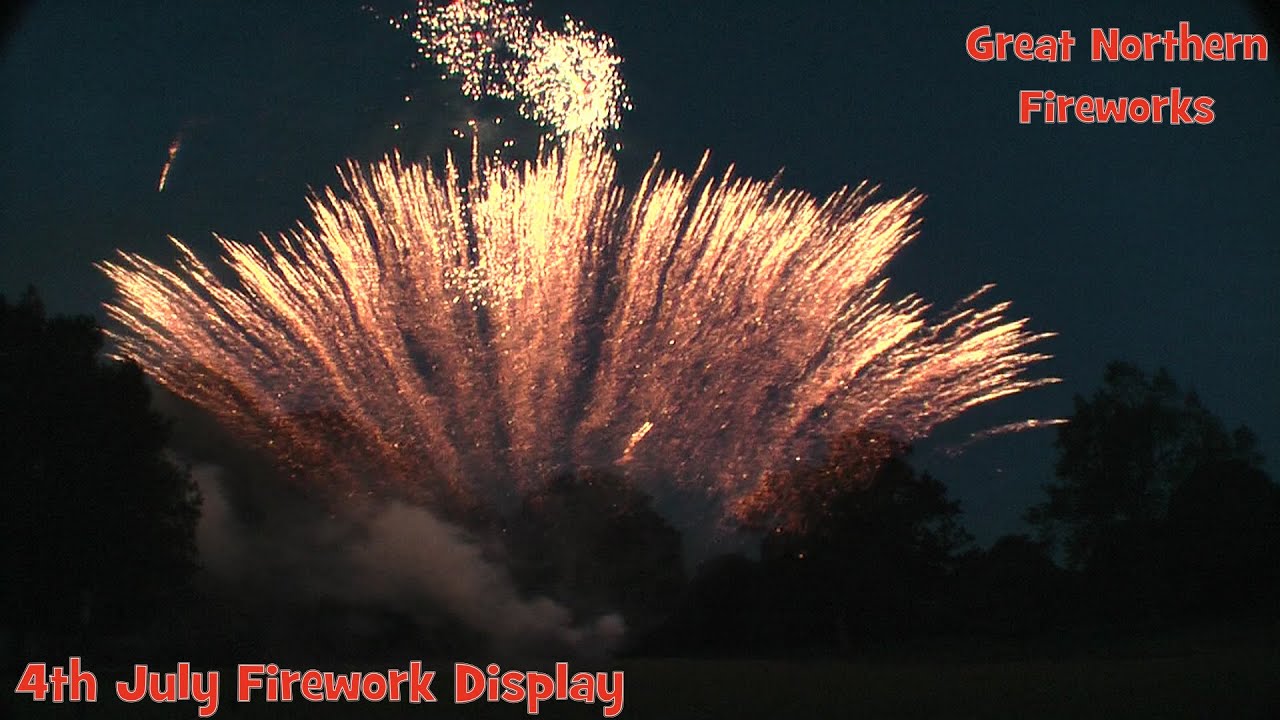 Professional Firework Display 4th July 2015 - YouTube