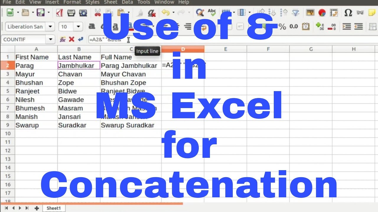 Use Of In MS Excel MS Excel Concatenate Multiple Columns Into One Use Of In MS Excel MS Excel Concatenate Multiple Columns Into One