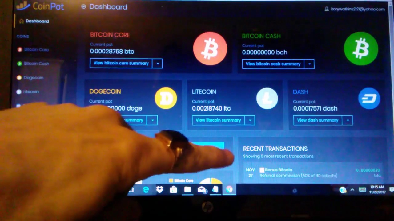 ALL LINKS BELOW - How To Use Coinpot Free Crypto, Bitcoin, Litecoin ...