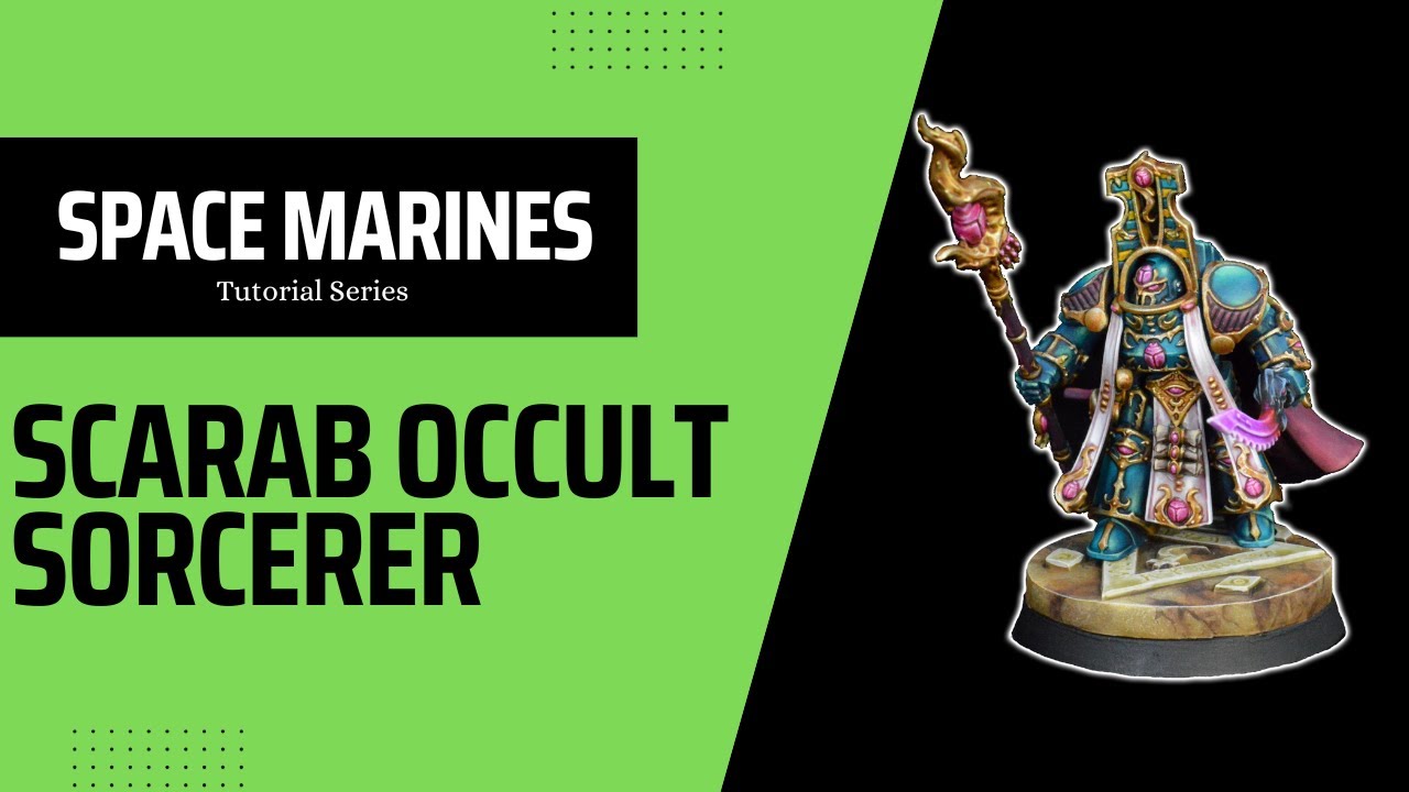 Scarab Occult Sorcerer - Contrast Paints, Washes and More. - YouTube
