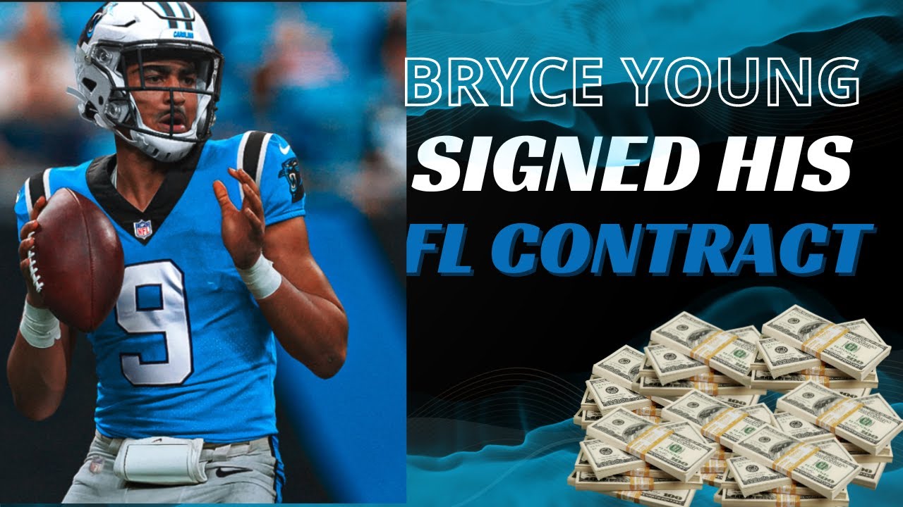Touchdown Triumph: Bryce Young Scores Big with NFL Contract Signing ...