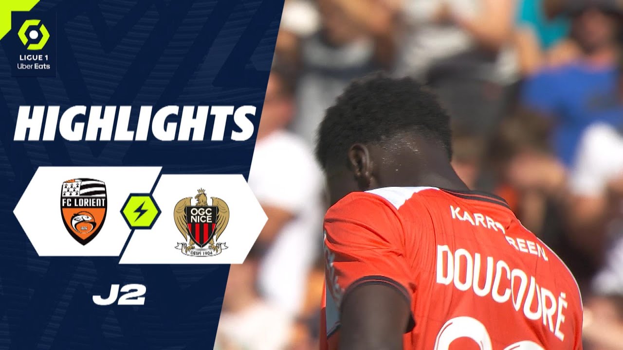 FC LORIENT - OGC NICE (1 - 1) - Highlights - (FCL - OGCN) / 2023-2024 ...