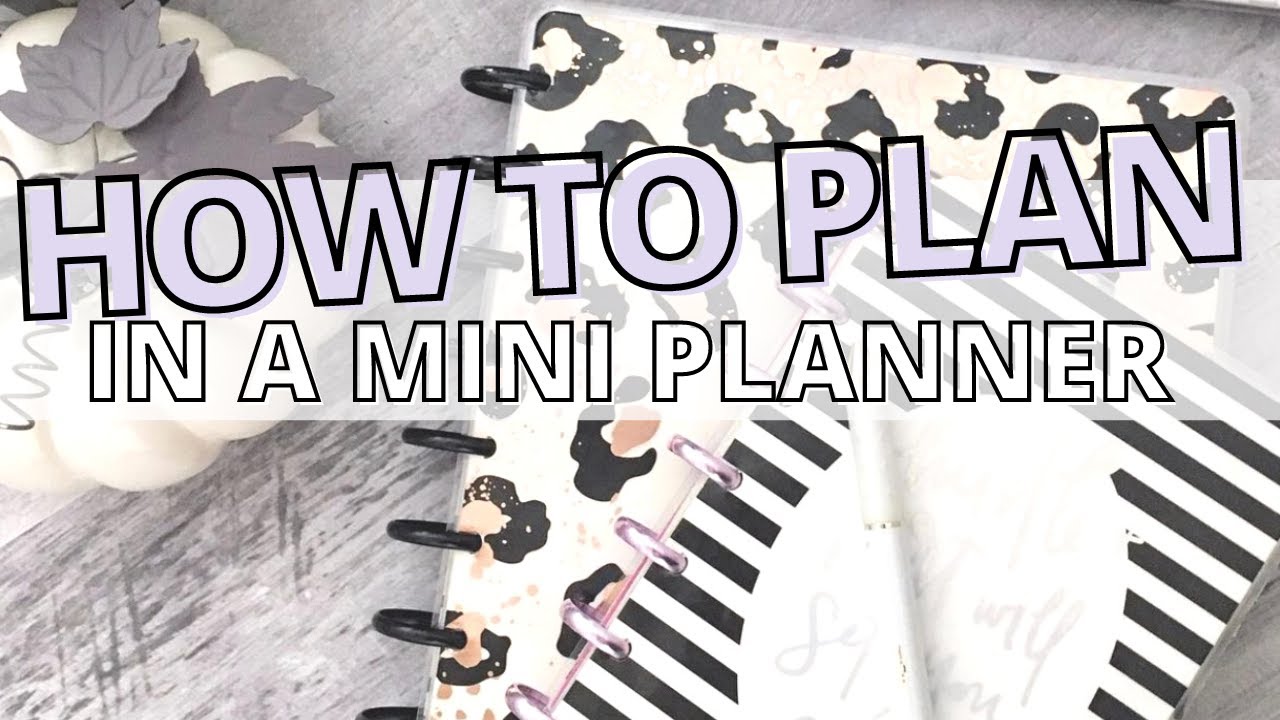 HOW TO PLAN IN A MINI PLANNER | MY TIPS & TRICKS FOR PLANNING ...