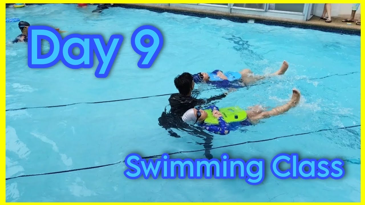 Day 9 | Swimming Class | Survival | Summer Cayden's Swimming Lesson ...